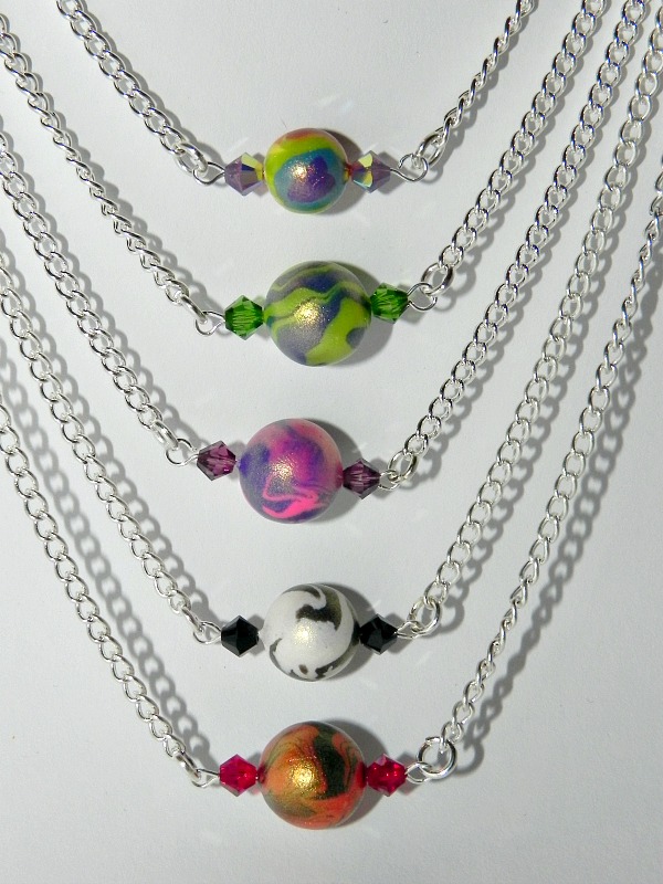 Swirly Galaxy Necklaces, Choose Your Color! on Luulla