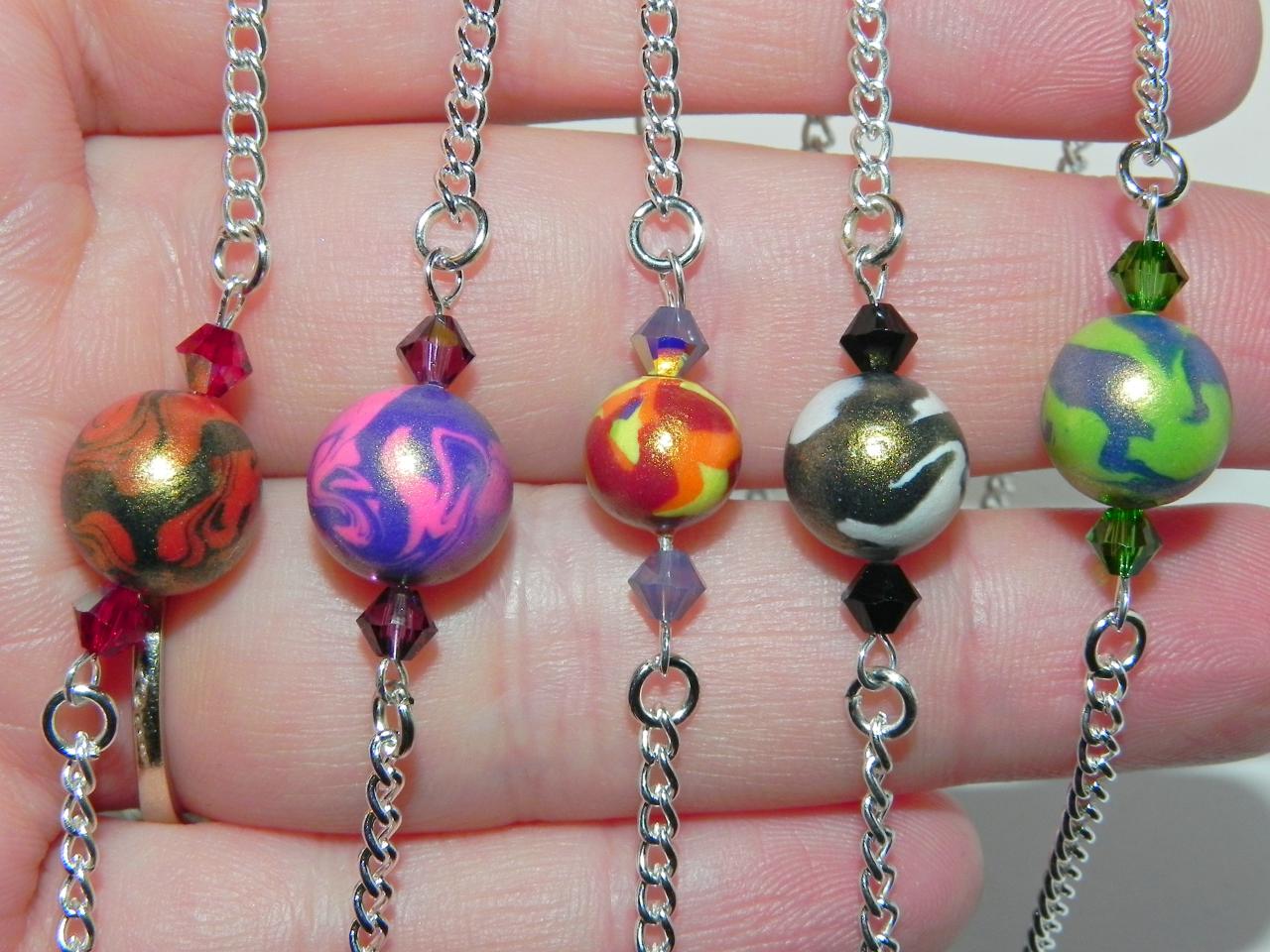 Swirly Galaxy Necklaces, Choose Your Color! on Luulla