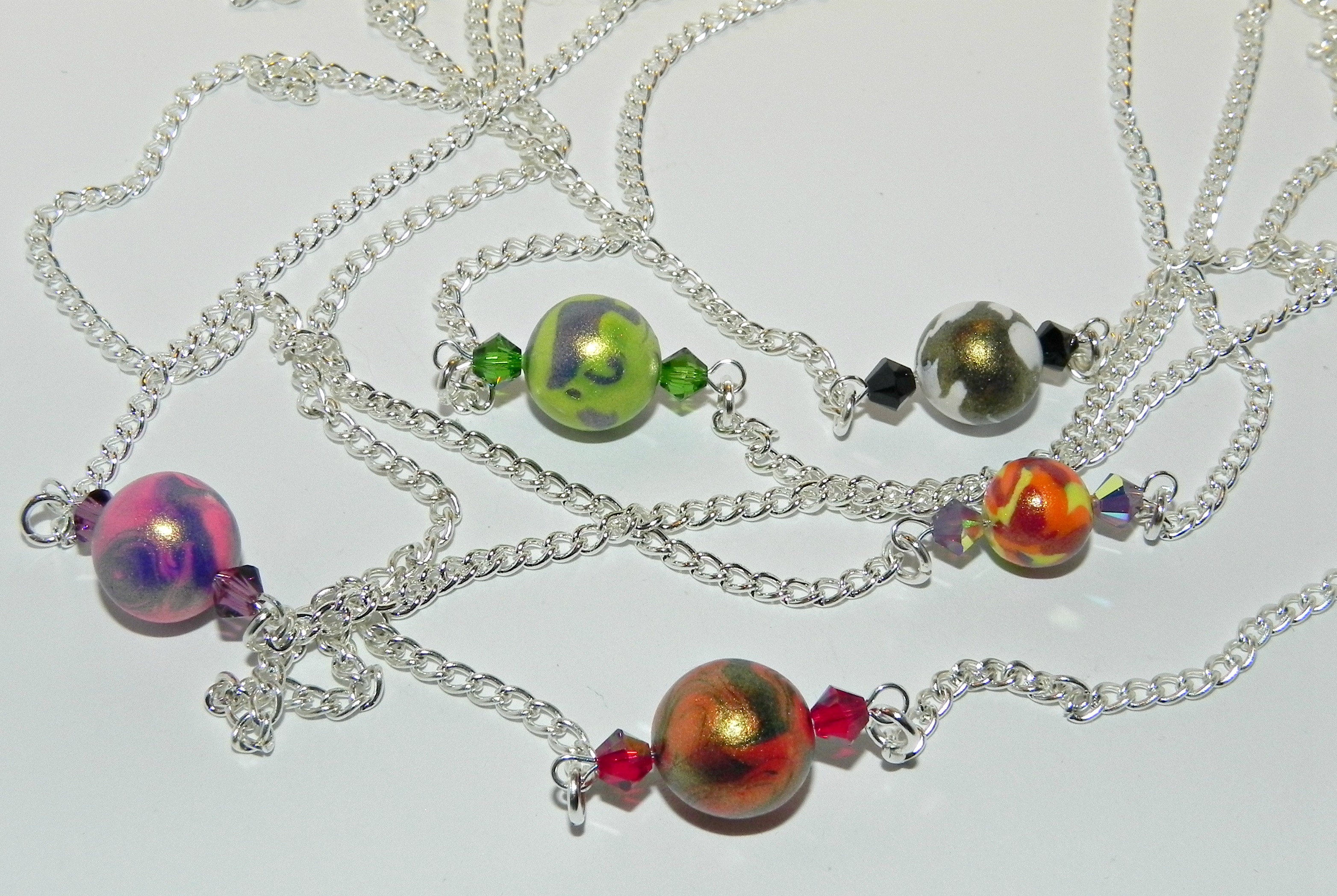 Swirly Galaxy Necklaces, Choose Your Color! on Luulla