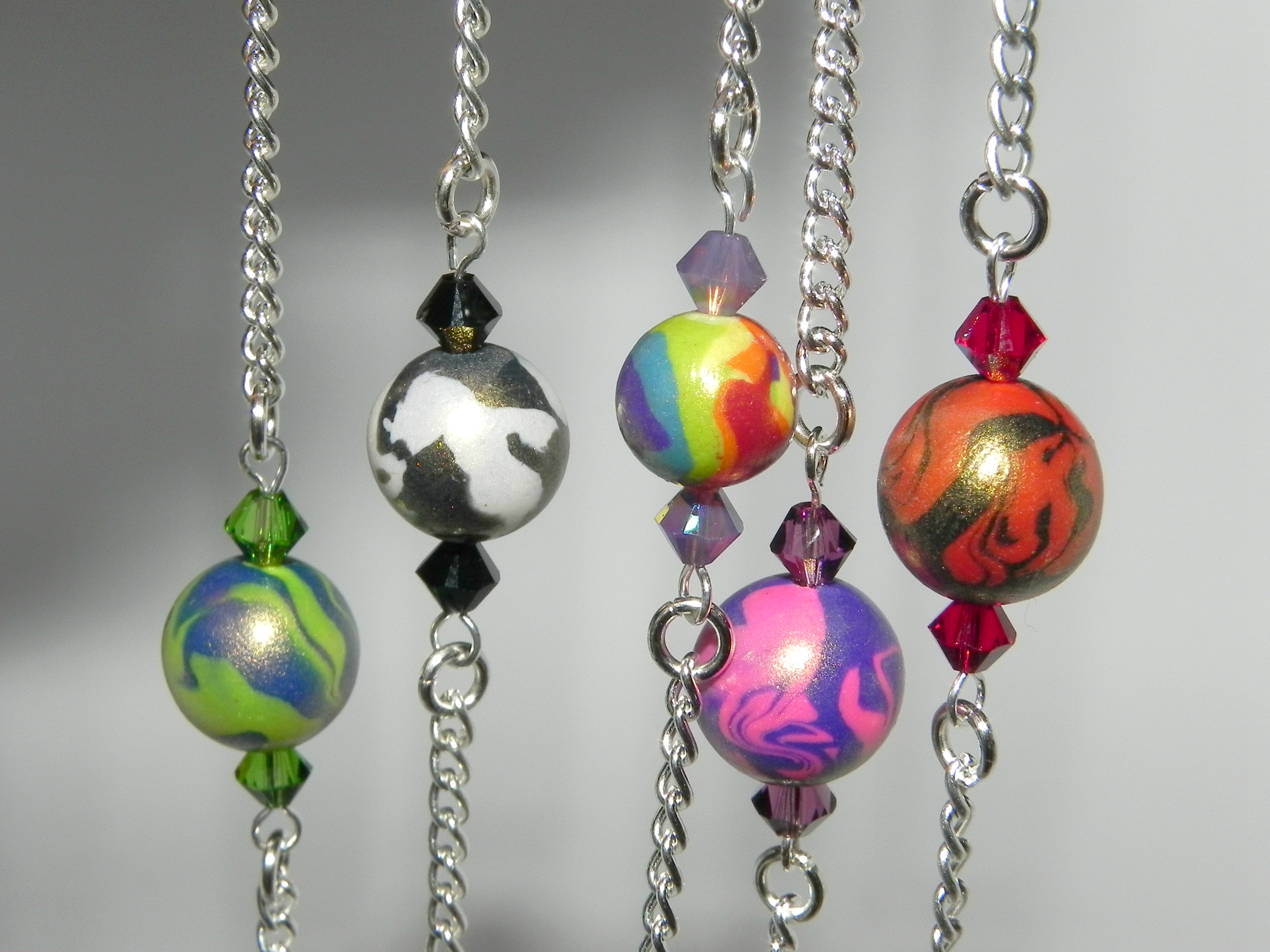Swirly Galaxy Necklaces, Choose Your Color! on Luulla